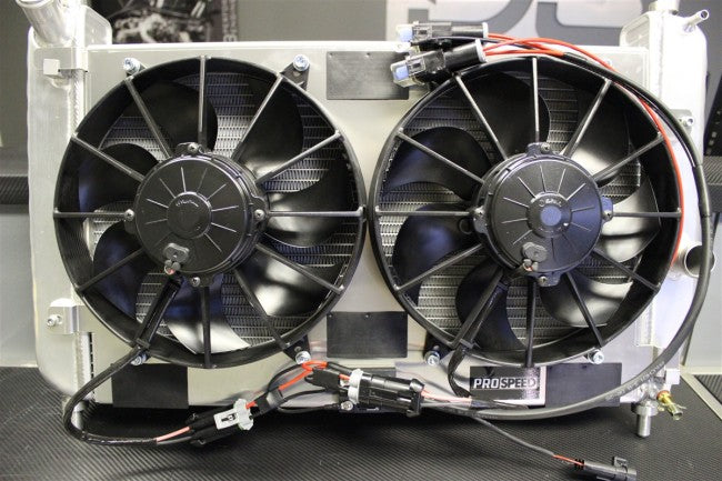 PROSPEED C6 Corvette (non ZR1) High Output Dual Spal Fan Shroud System ...